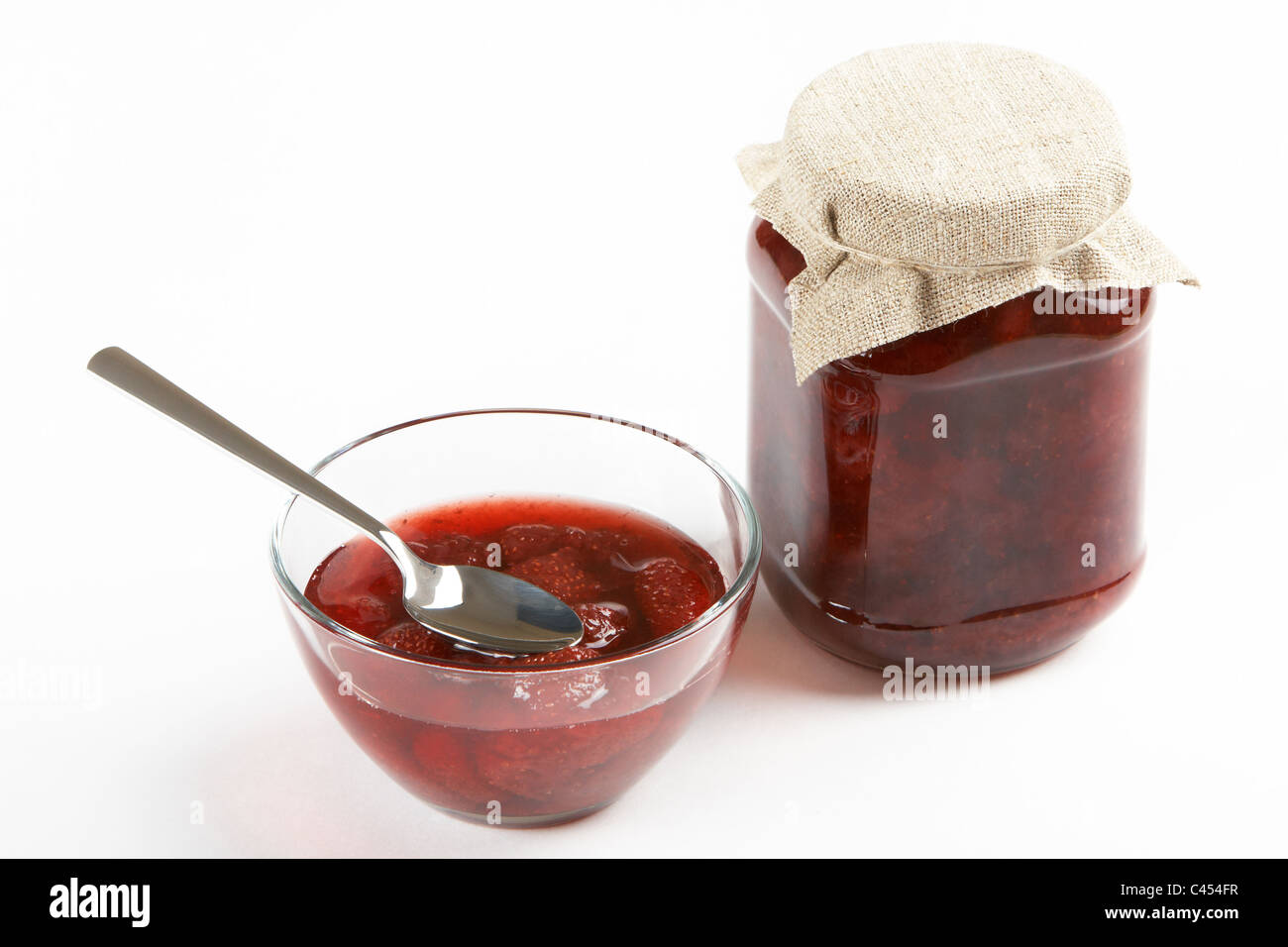 Red jam Cut Out Stock Images & Pictures - Alamy