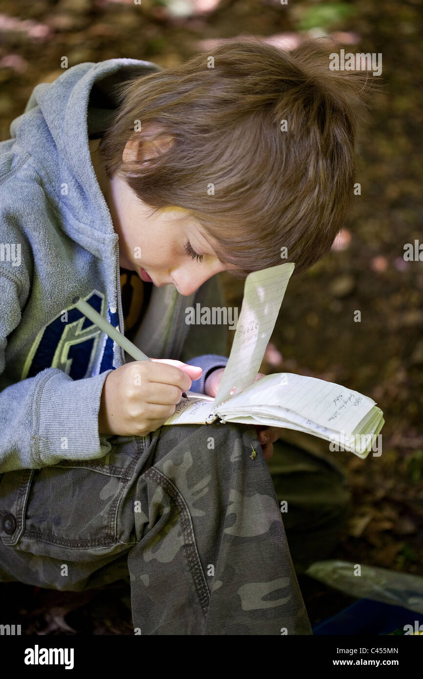 Writing in geocache logbook hi-res stock photography and images - Alamy
