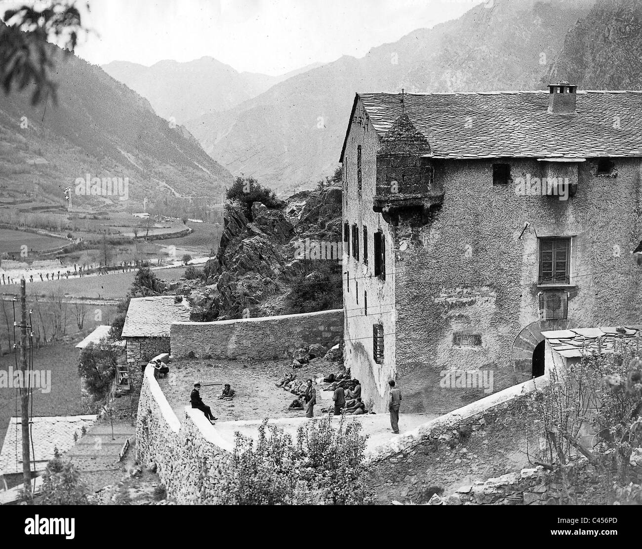 Government building in Andorra Stock Photo - Alamy