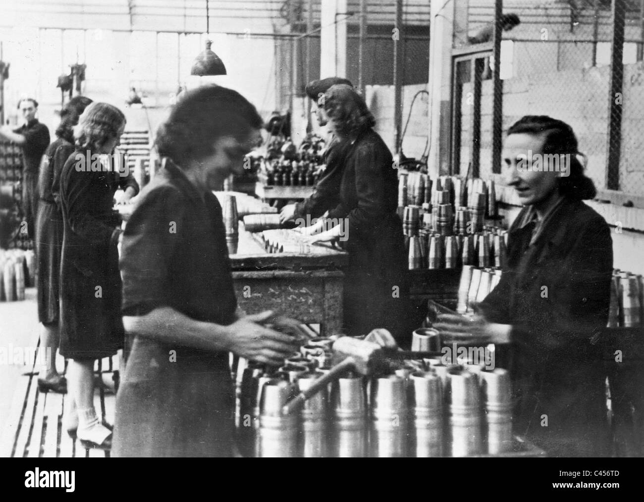 Female workers in production hi-res stock photography and images - Alamy