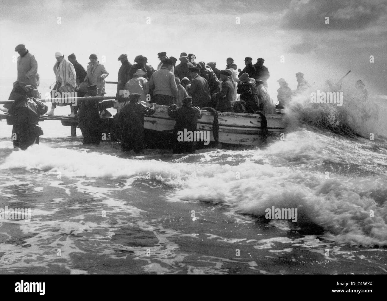 Tourists climb Black and White Stock Photos & Images - Alamy