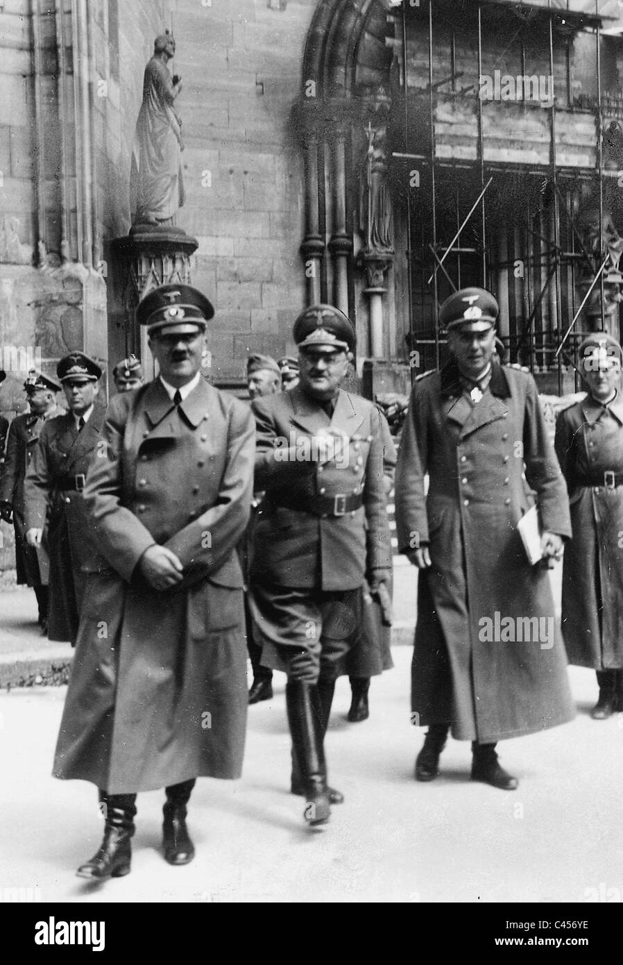 Hitler in Strasbourg, 1940 Stock Photo, Royalty Free Image: 36994594 ...