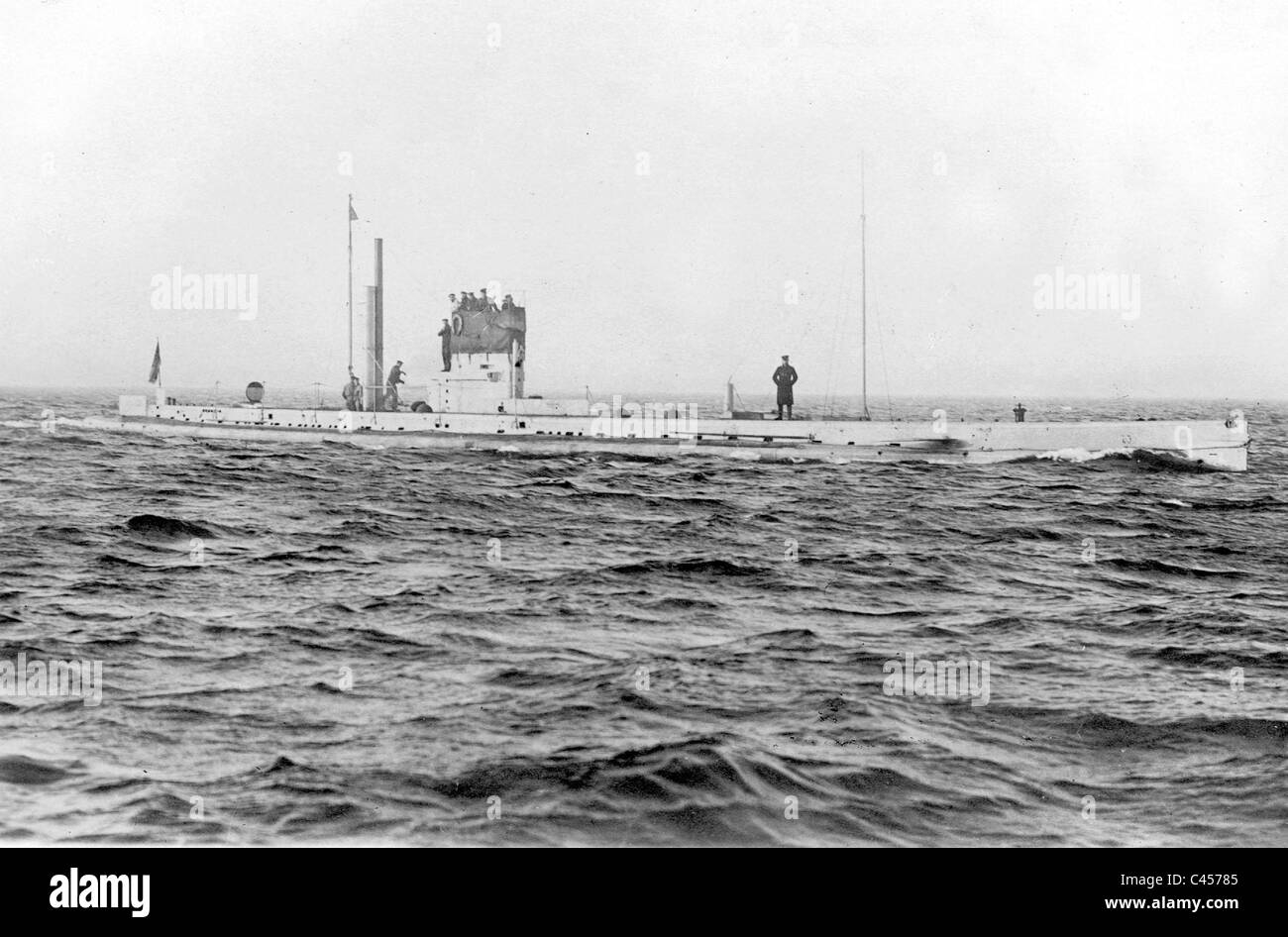 German submarine 'U-9', 1914 Stock Photo - Alamy