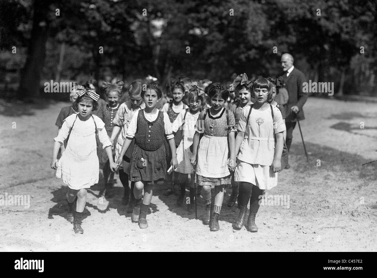 Class outing Black and White Stock Photos & Images - Alamy