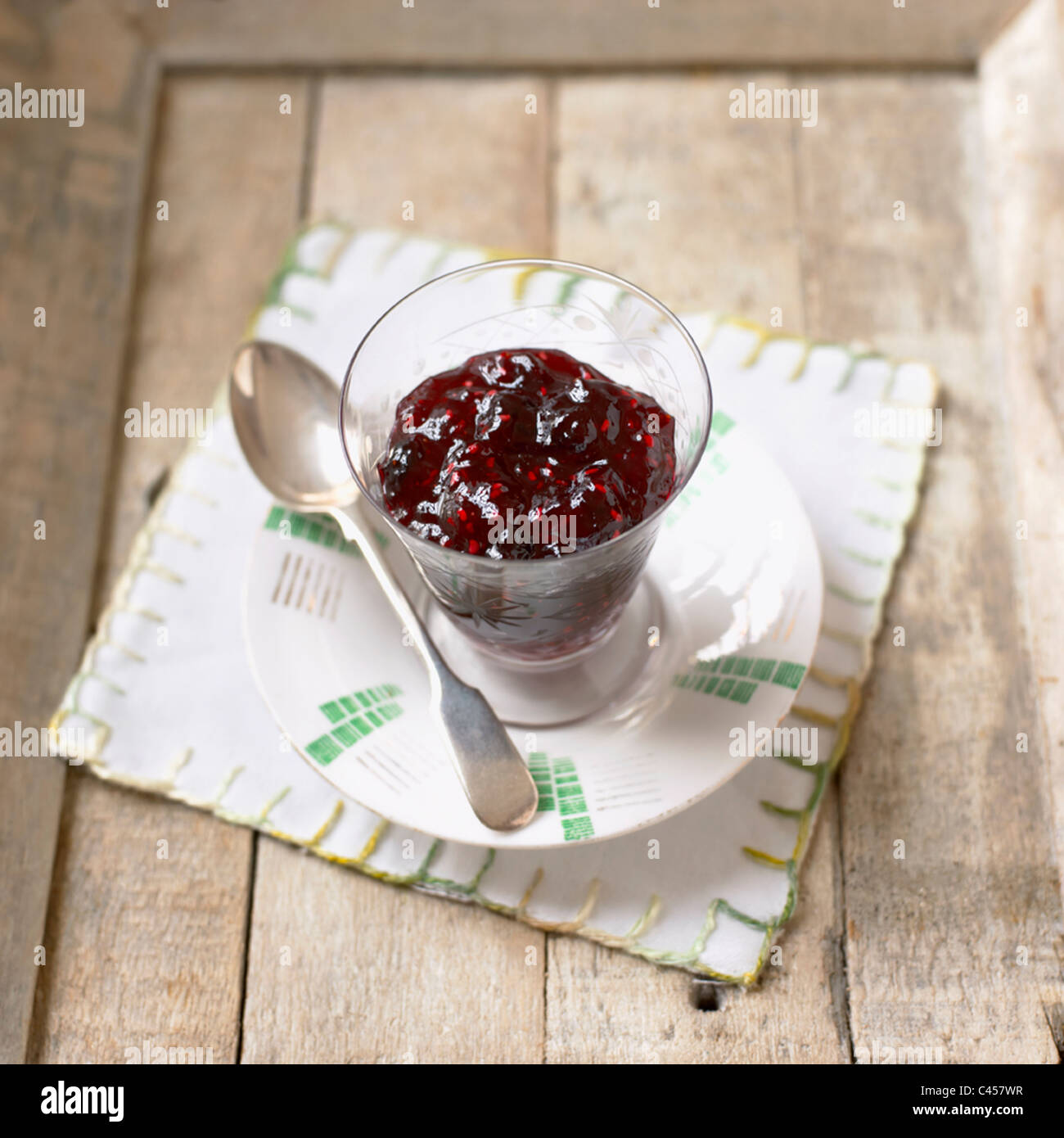 Glass of jam hi-res stock photography and images - Alamy