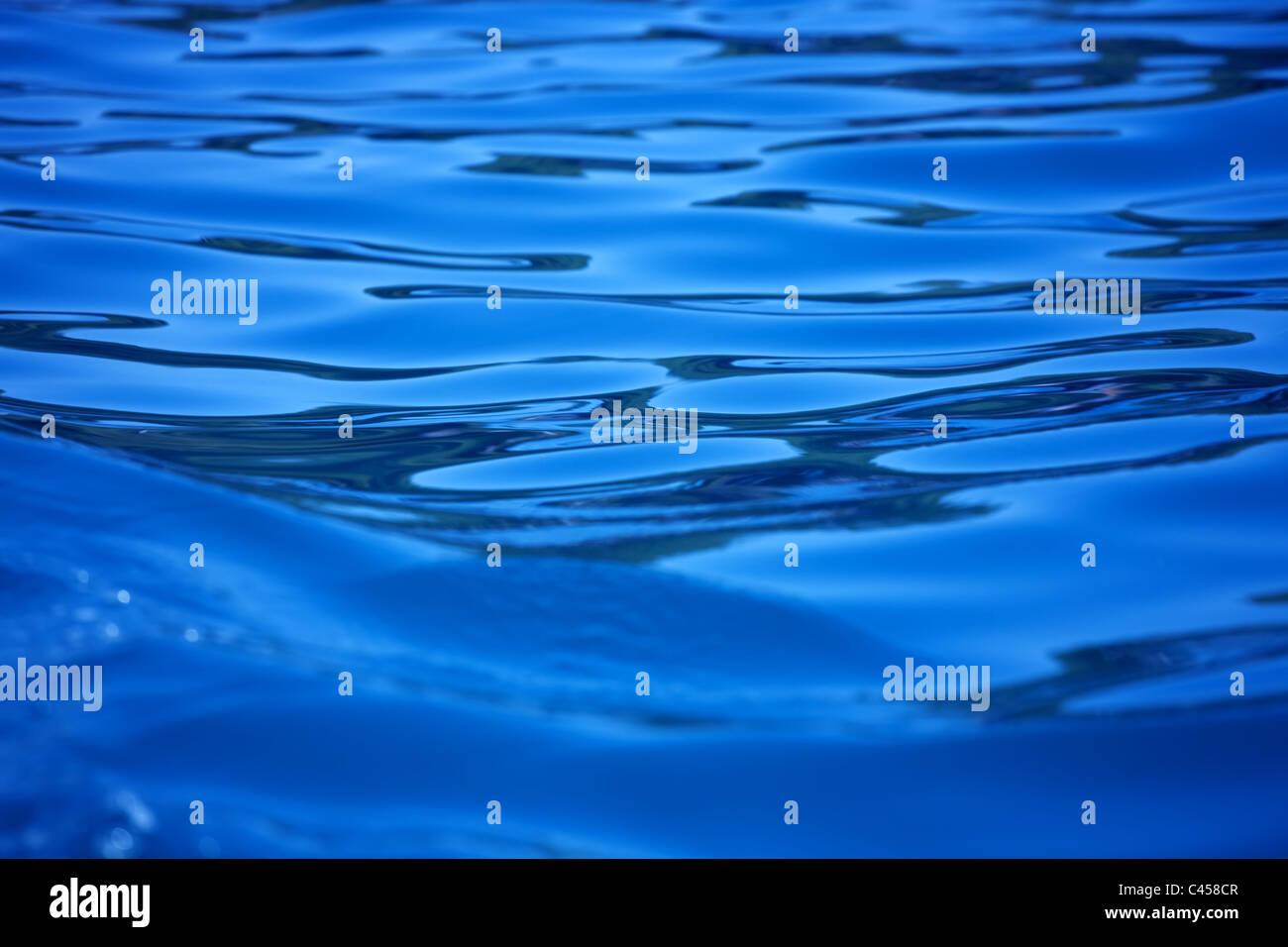 Cool Blue Water Background Or texture. Ideal For Sea Ocean River Lakes ...