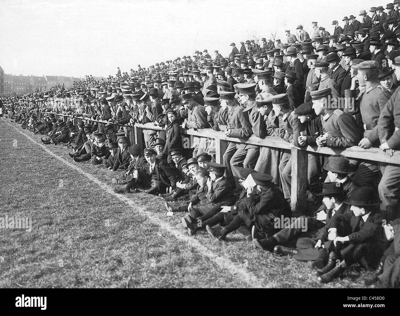 Football cup match Black and White Stock Photos & Images - Alamy