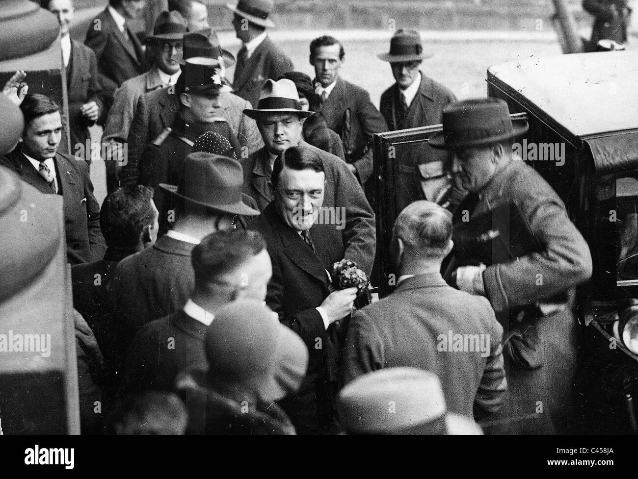 Adolf hitler with hat hi-res stock photography and images - Alamy