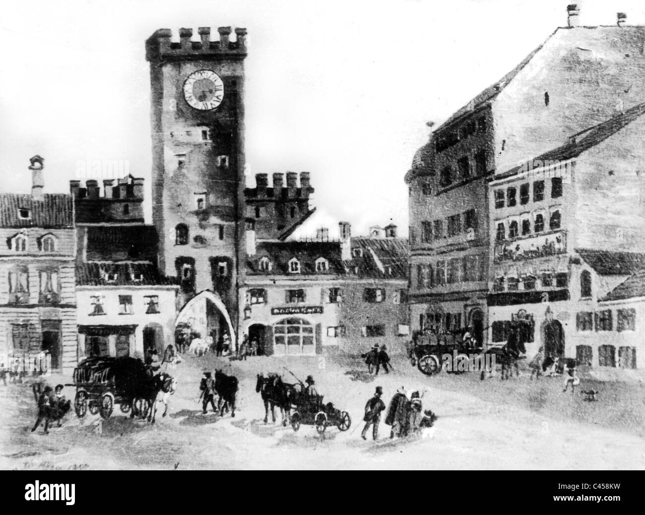 The Karlstor in Munich Stock Photo - Alamy
