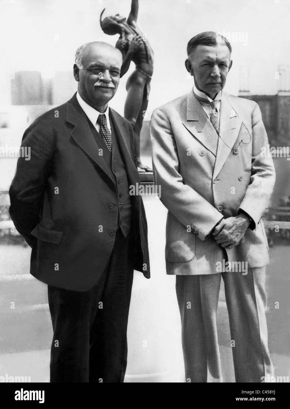 Charles Dawes and Charles Curtis, 1933 Stock Photo - Alamy