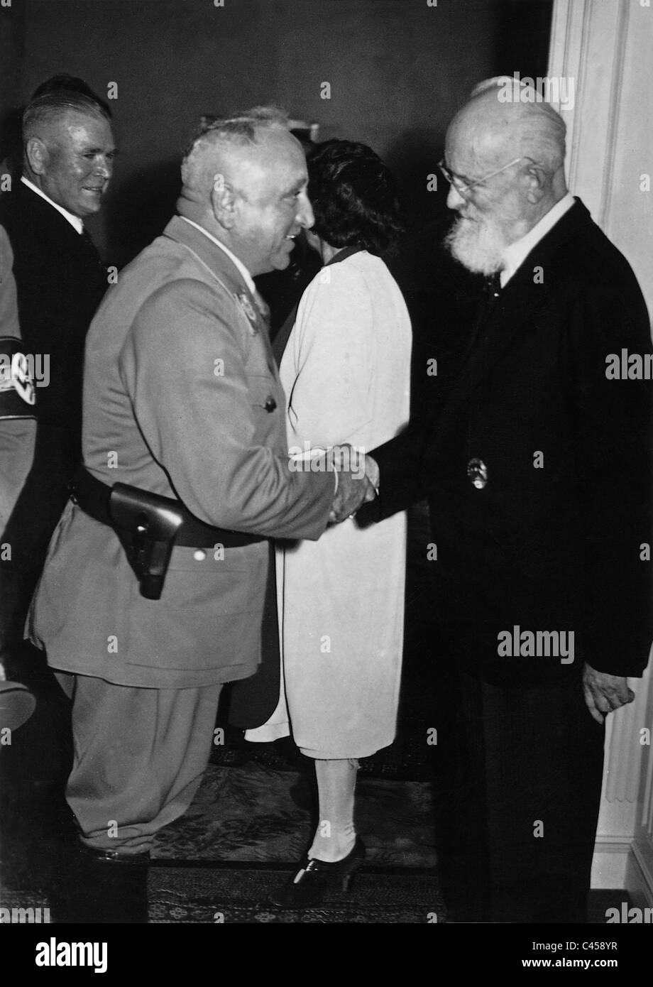 Robert Ley and Robert Bosch, 1941 Stock Photo - Alamy