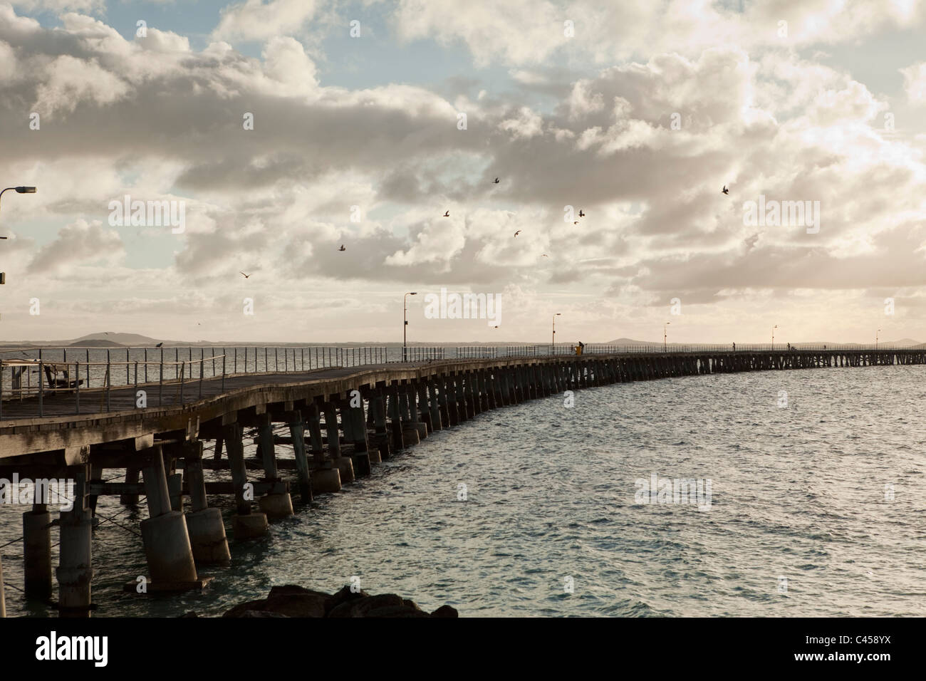 Tanker Jetty in Esperance Bay. Esperance, Western Australia, Australia ...