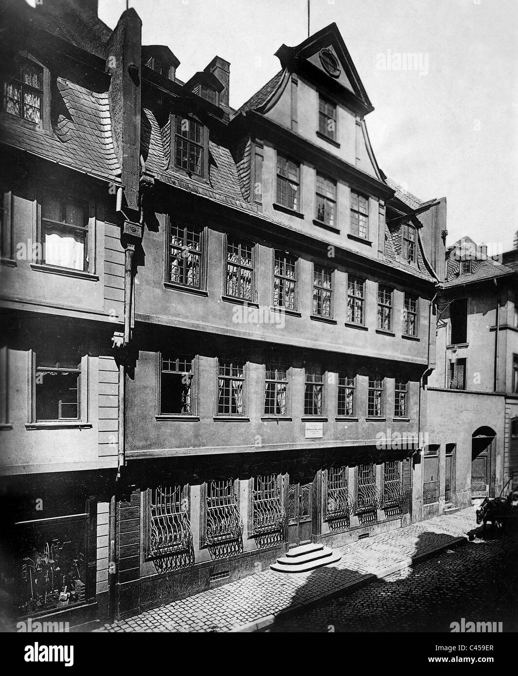 Goethe House in Frankfurt am Main, 1934 Stock Photo - Alamy