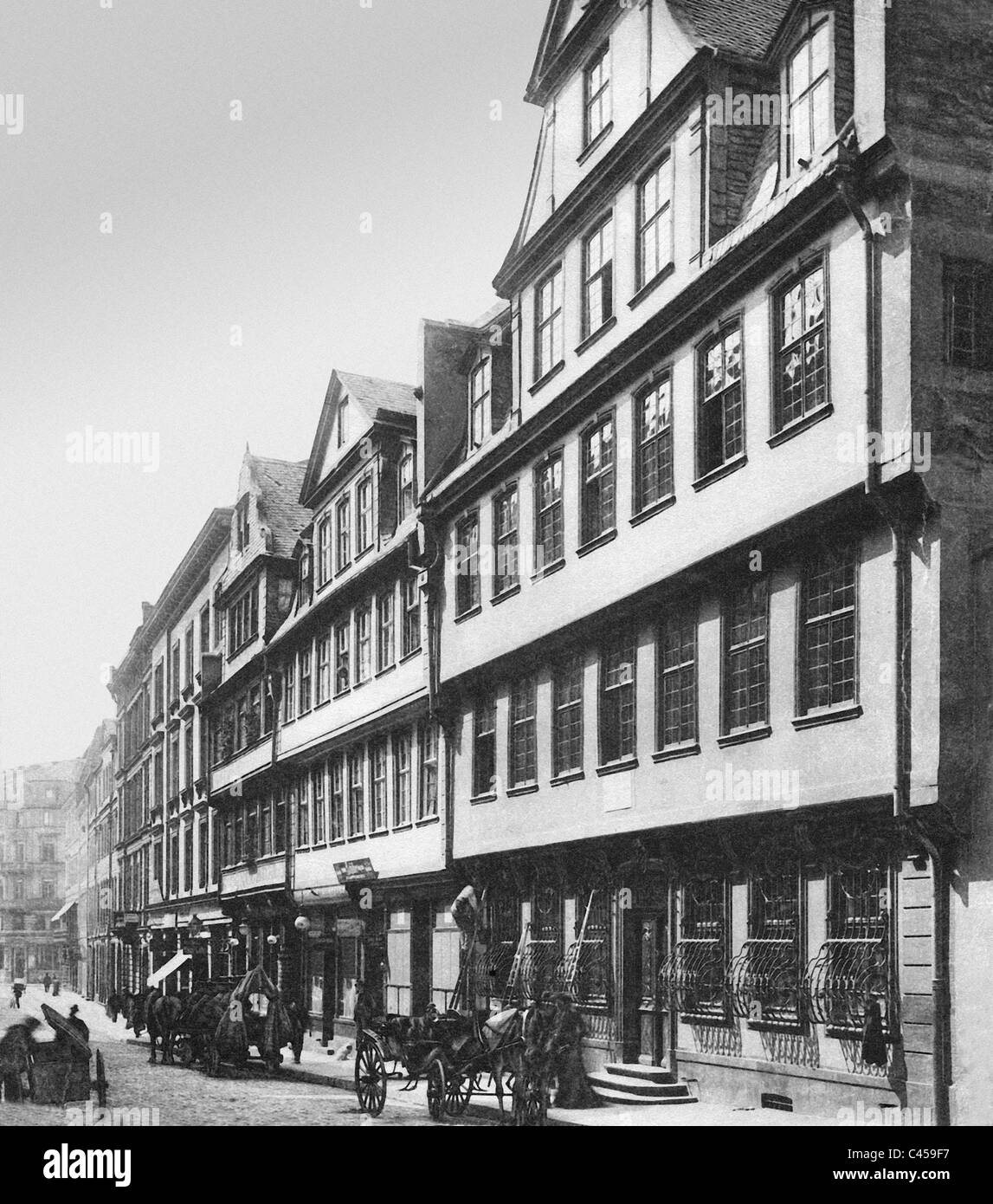 The Goethe House in Frankfurt am Main, 1905 Stock Photo - Alamy