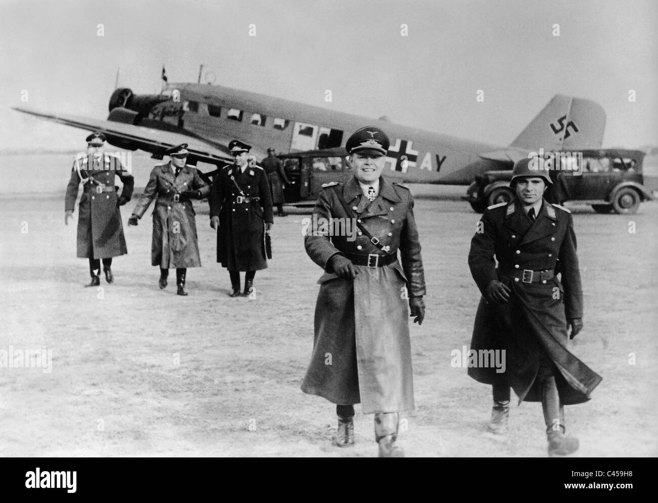 Arrives at base Black and White Stock Photos & Images - Alamy