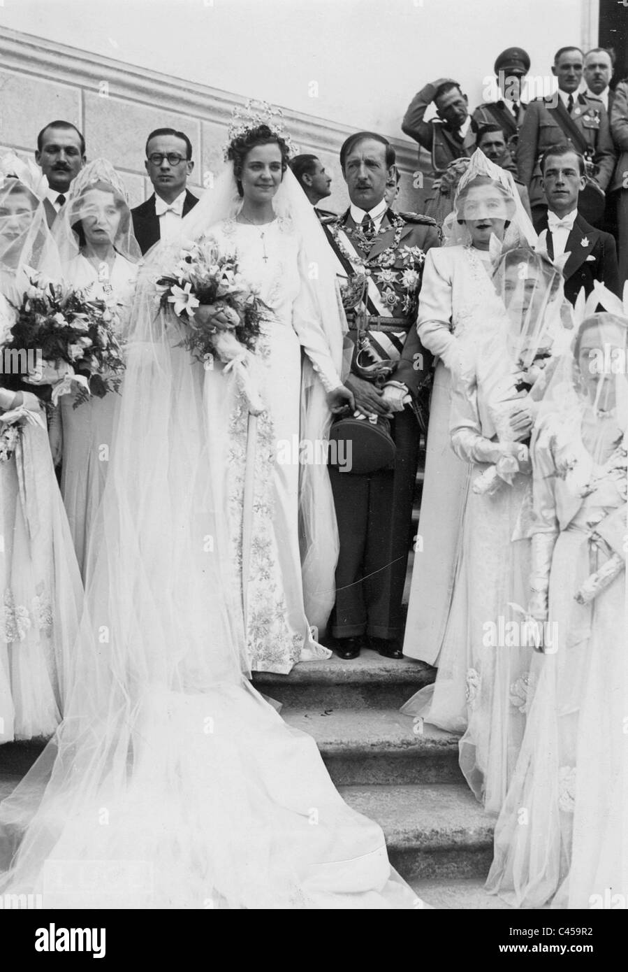 Wedding of Albanian King Zog I Stock Photo - Alamy