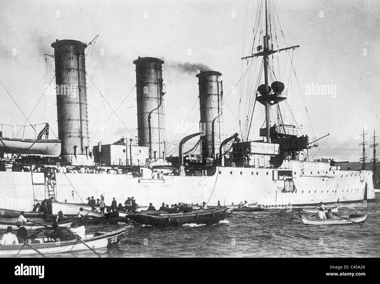 German cruiser dresden in port hi-res stock photography and images - Alamy