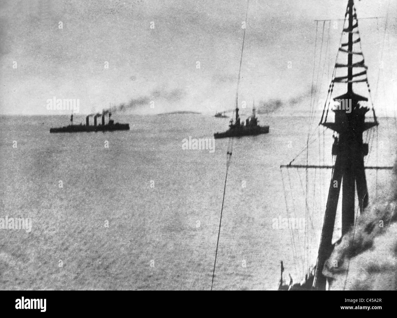 British cruisers battle near falklands hi-res stock photography and ...