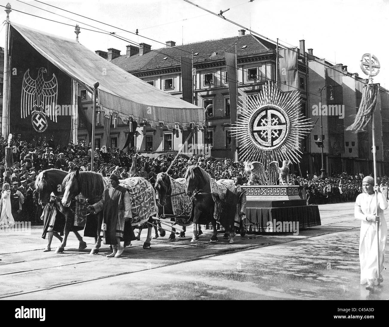 Square in front of the german Black and White Stock Photos & Images - Alamy