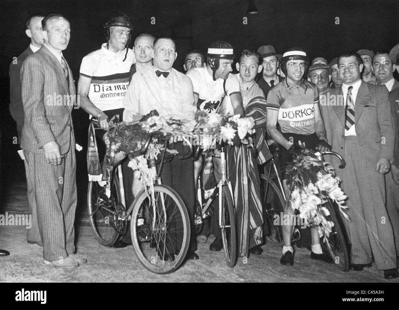 Upright cycling Germany - France, 1937 Stock Photo - Alamy