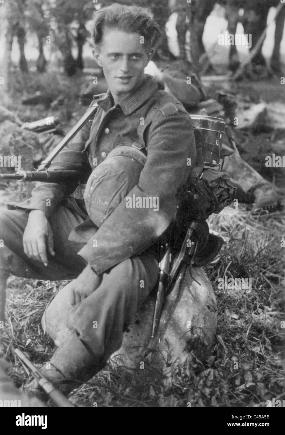 German soldier on the Eastern Front, 1942 Stock Photo - Alamy