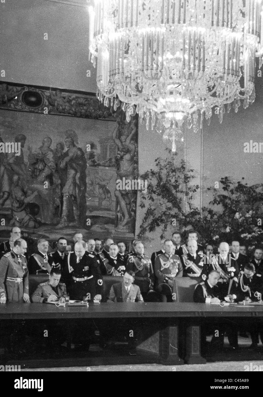 Signing of the 'Pact of Steel' in Berlin Stock Photo - Alamy
