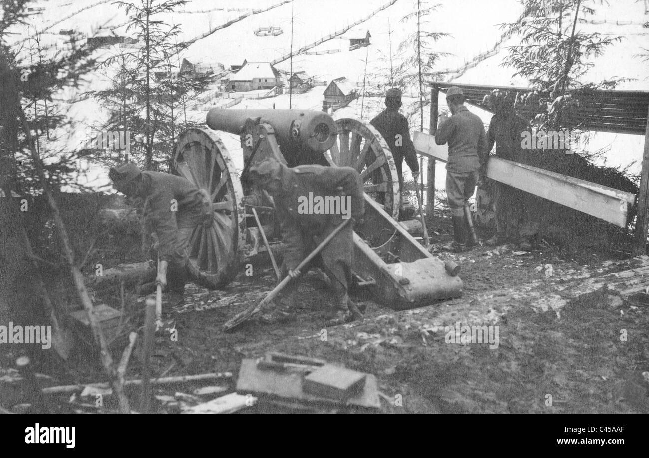 Austrian-Hungarian artillery in Romania in the First World War, 1917 ...