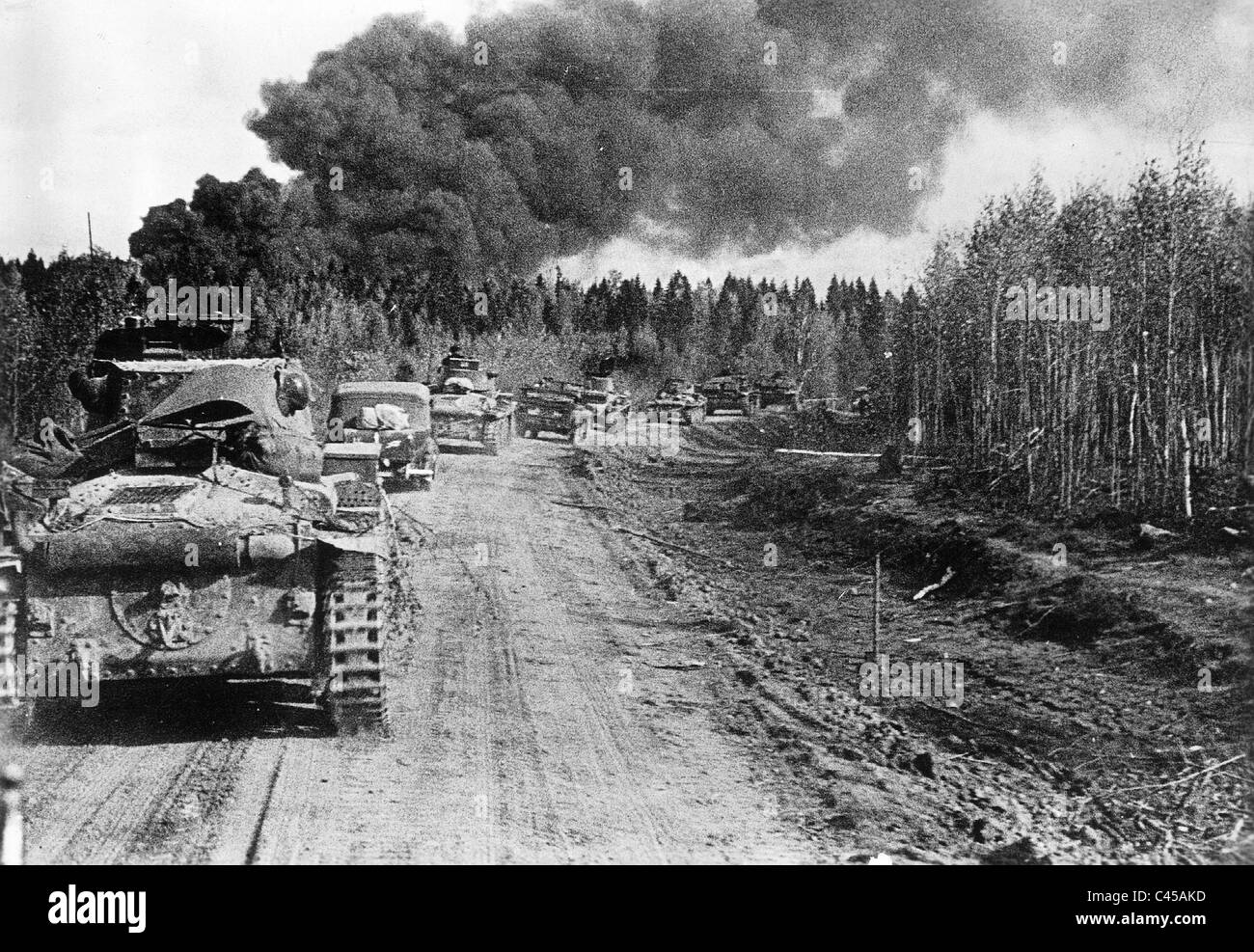 German tanks battle vyazma hi-res stock photography and images - Alamy