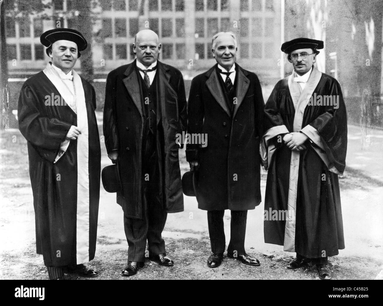 Gustav Stresemann at the conferment of honorary doctorates Stock Photo ...