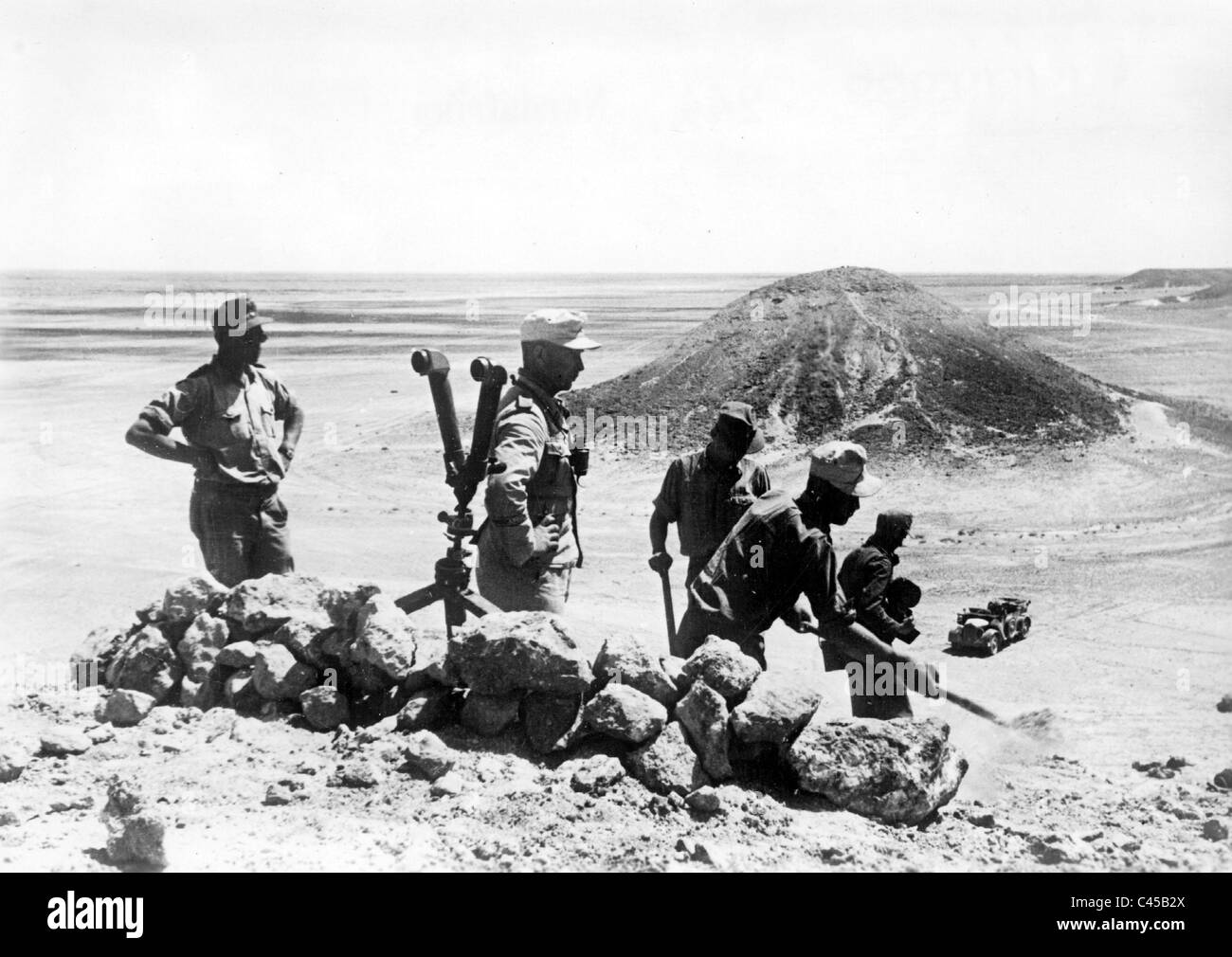 Nazi German soldiers of the Africa Corps, 1942 Stock Photo - Alamy