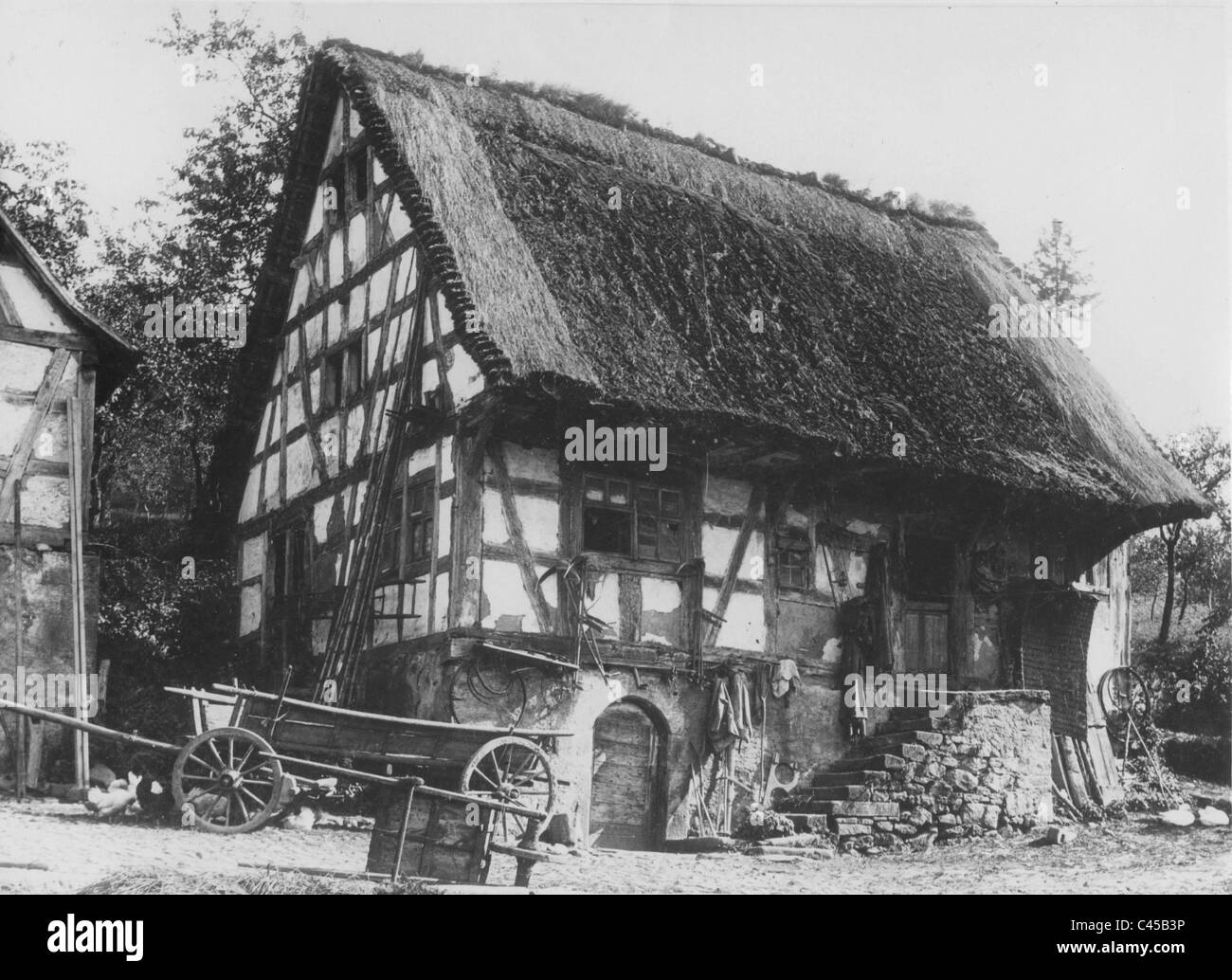 Farm house in the Oden Forest Stock Photo - Alamy