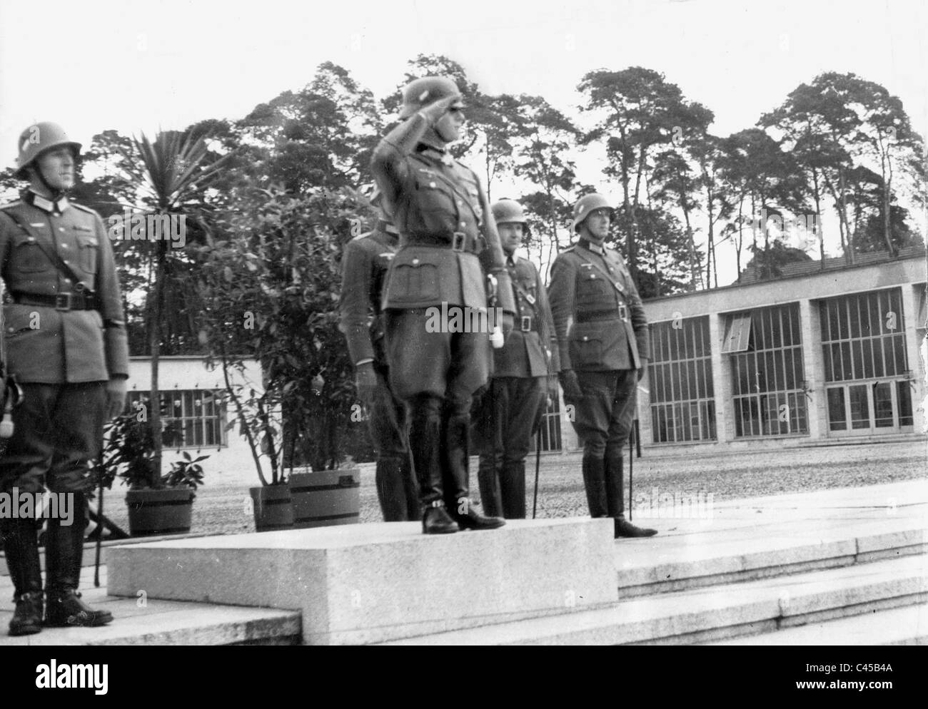 Erwin rommel inspecting parade hi-res stock photography and images - Alamy