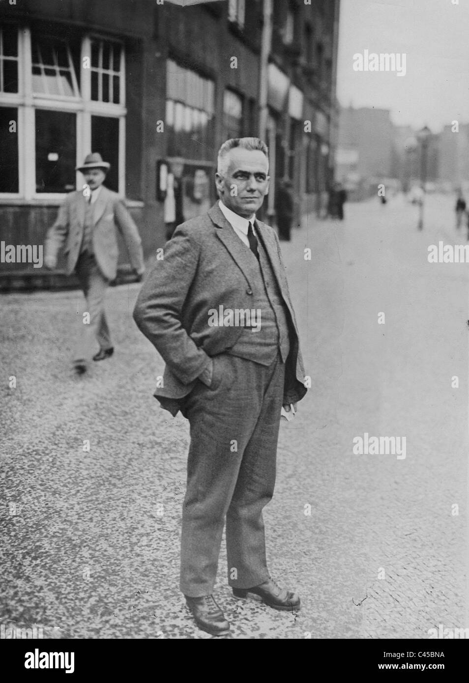 Wilhelm Pieck as a deputy to the Prussian State Parliament, 1928 Stock ...