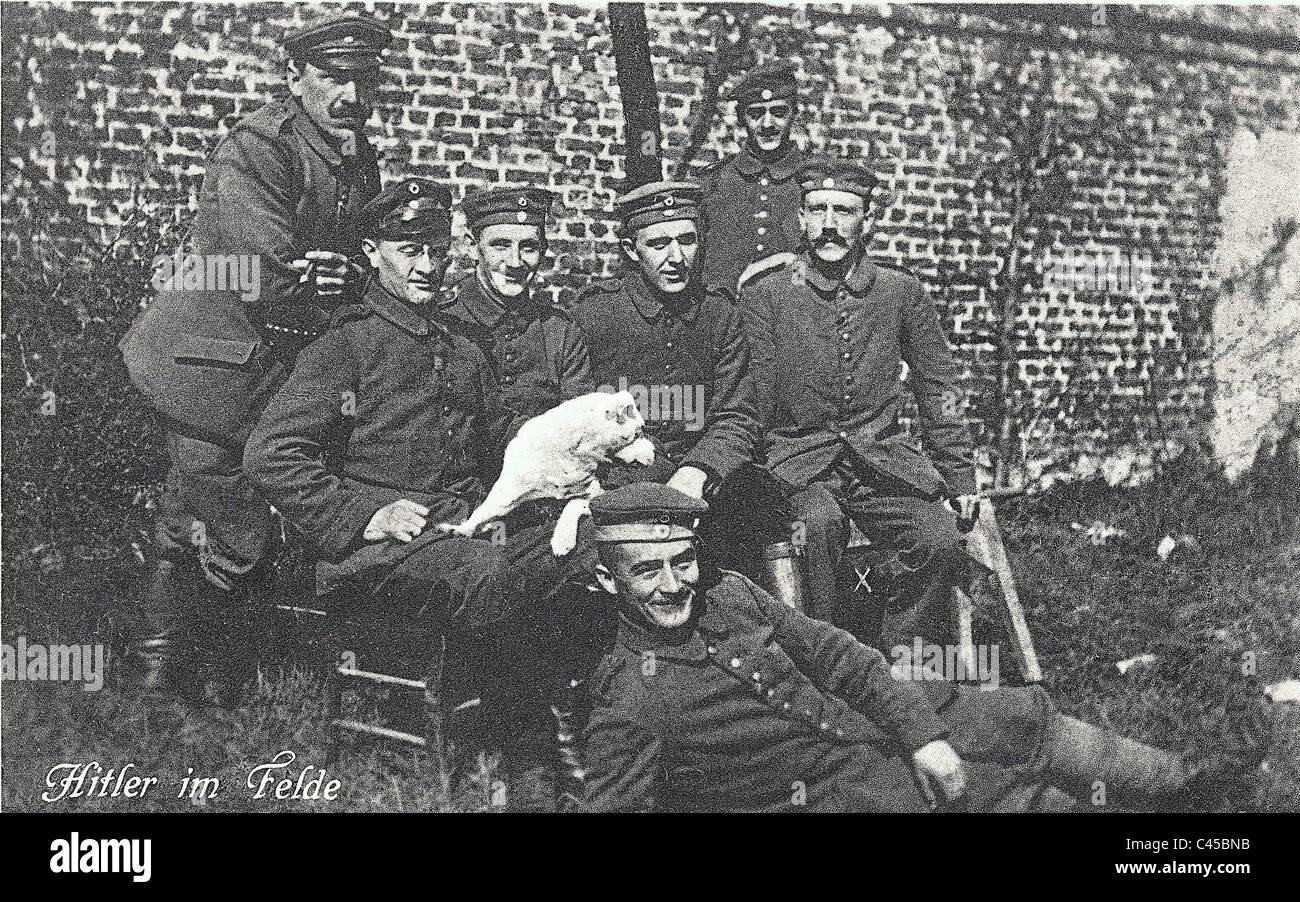 Adolf Hitler in the First World War, 1915 Stock Photo - Alamy