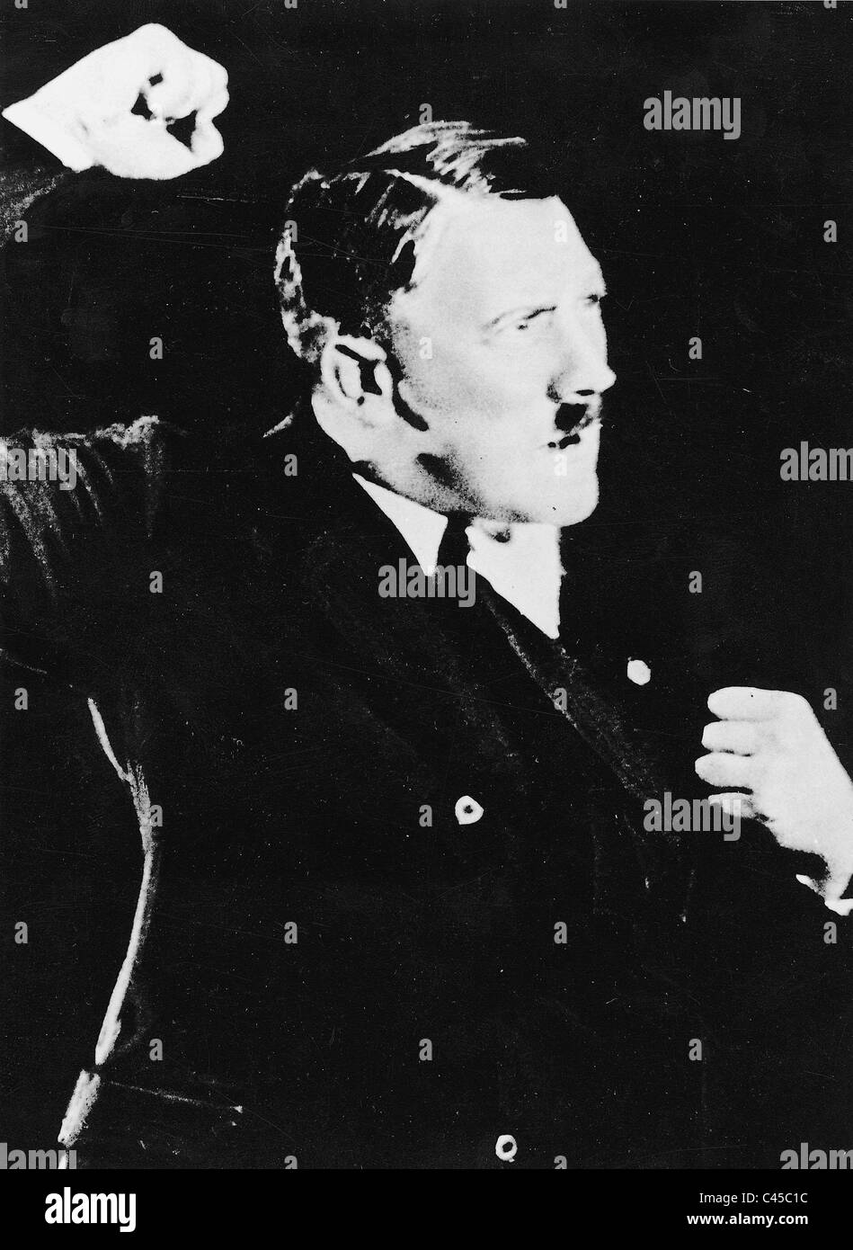 Speaker gestures Black and White Stock Photos & Images - Alamy