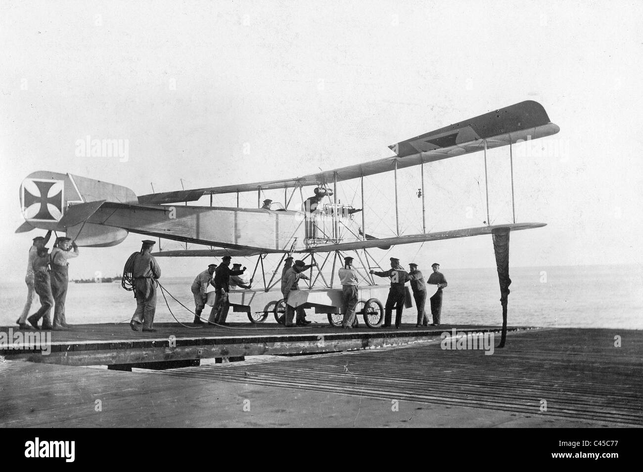 German Seaplane, 1916 Stock Photo - Alamy