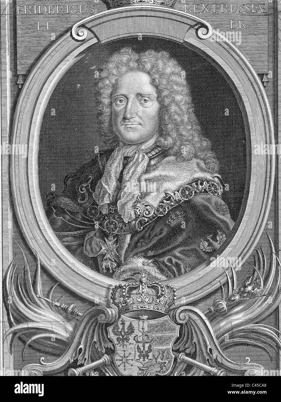 King Friedrich I of Prussia Stock Photo - Alamy