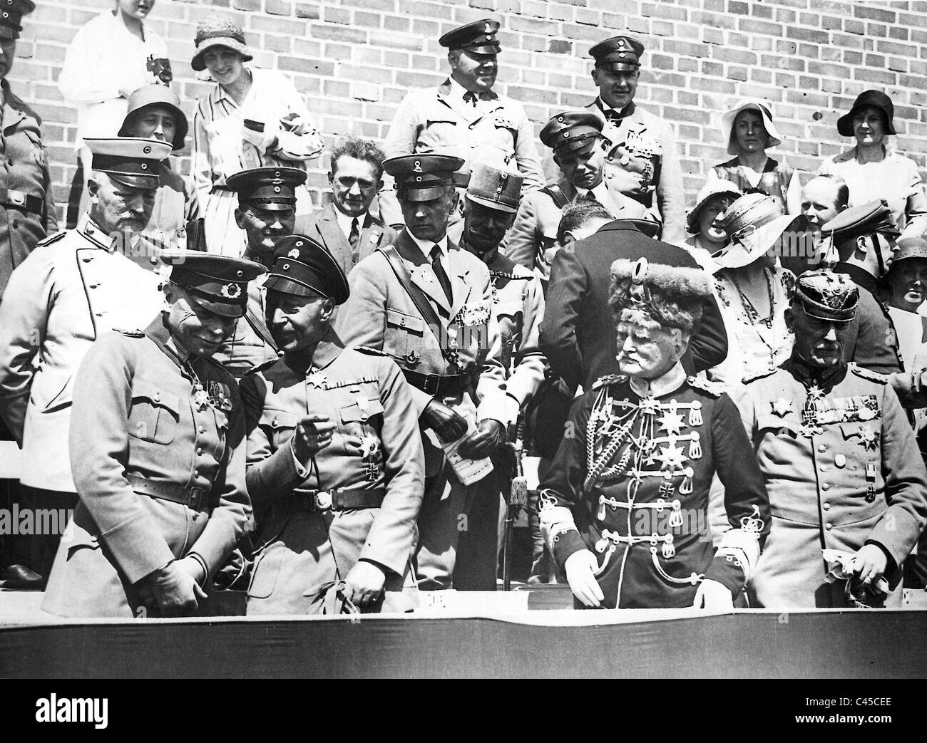 General field marshall august von mackensen and general von hutier hi ...