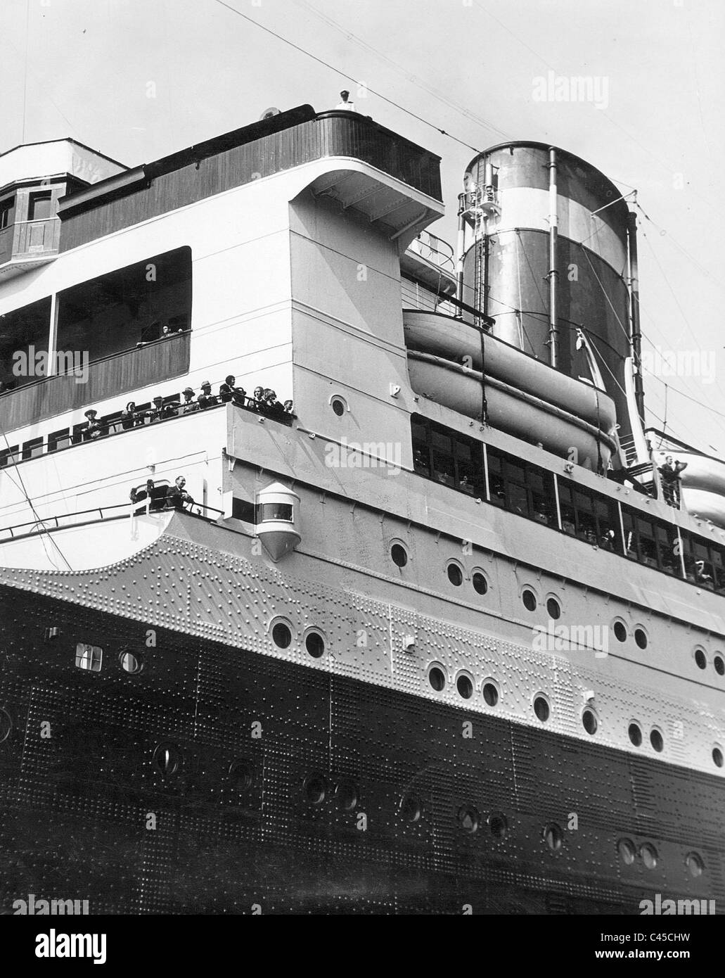 Bridge of the liner 'Leviathan', 1930 Stock Photo - Alamy