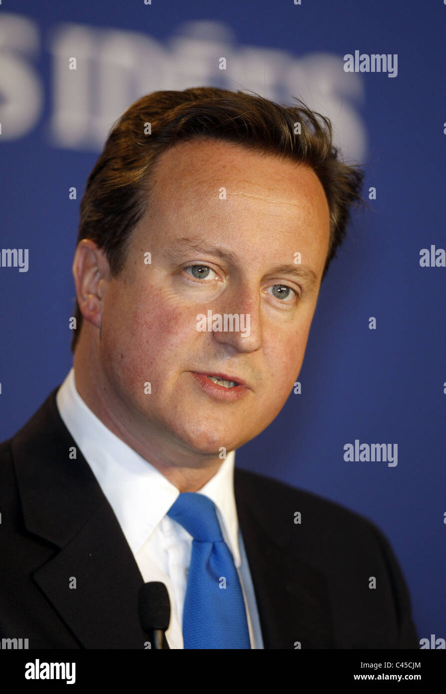 DAVID CAMERON BRITISH PRIME MINISTER 27 May 2011 INTERNATIONAL MEDIA ...