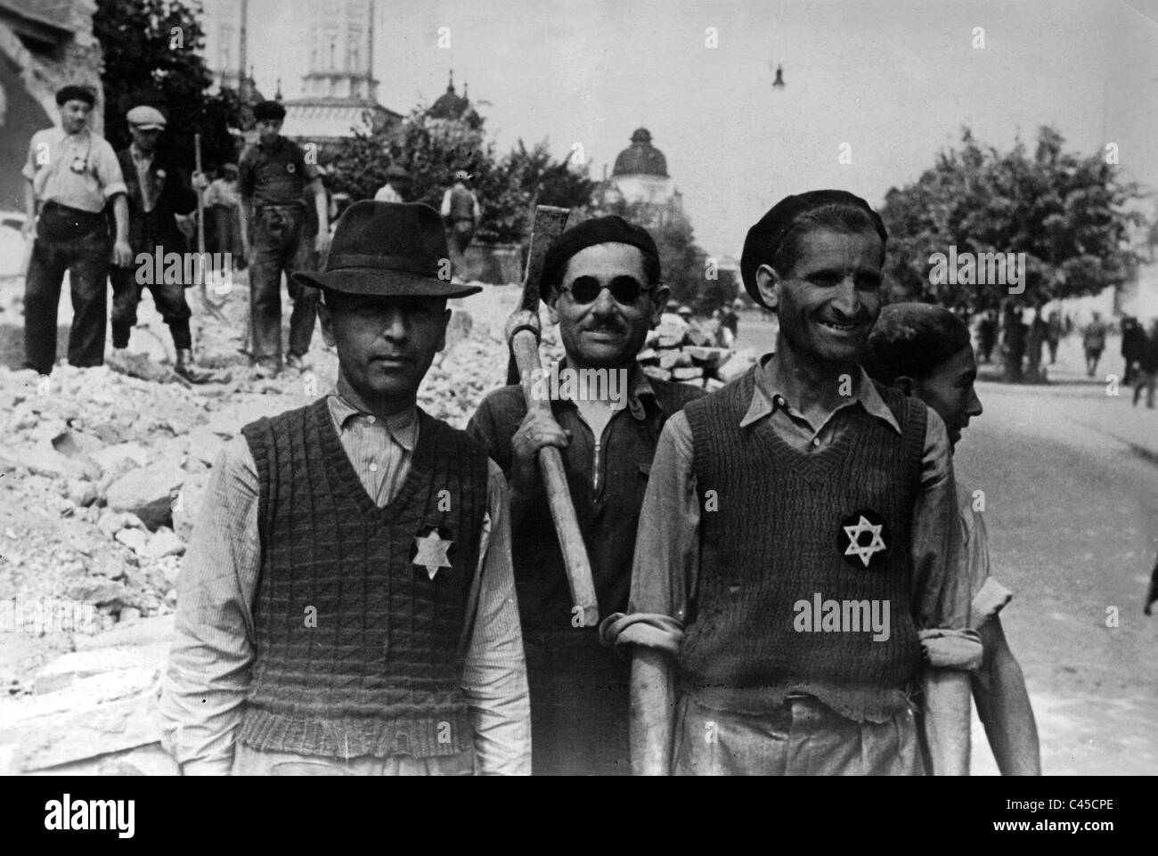 Jewish People Wearing The Star Of David