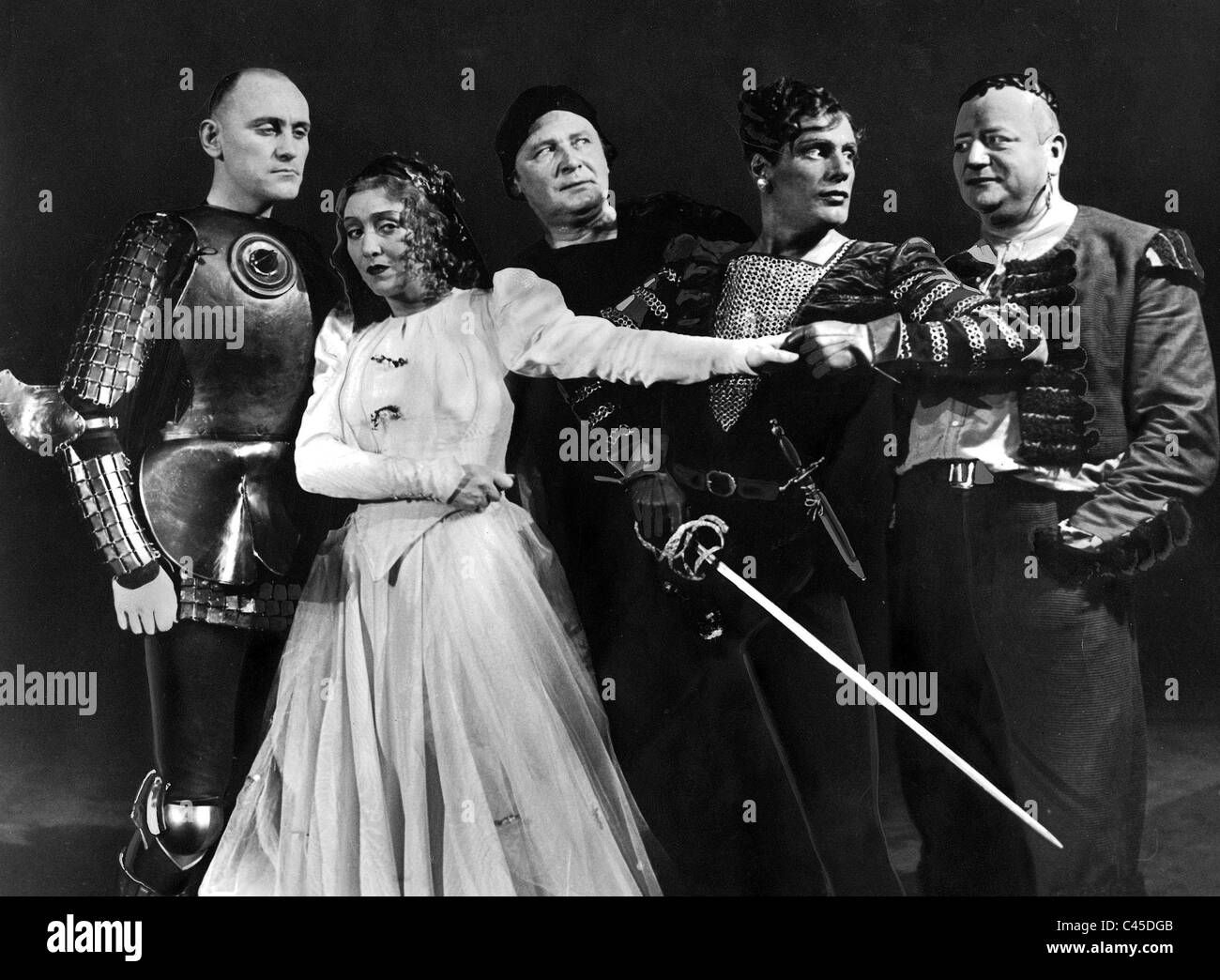 Bernhard Minetti and Kaethe Dorsch in 'Don Juan and Faust, 1936 Stock ...