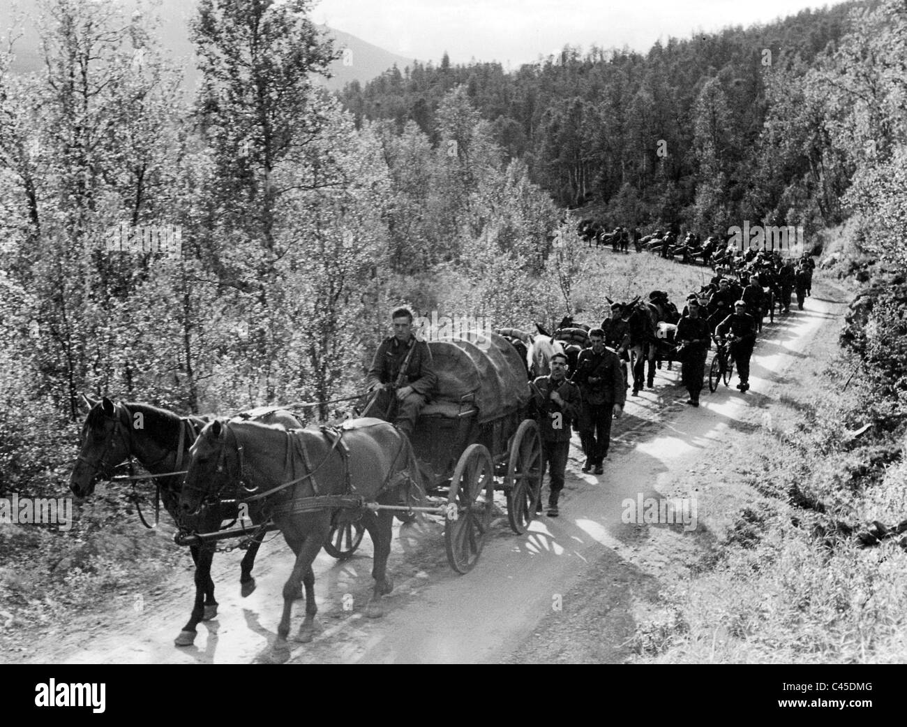 German convoy france hi-res stock photography and images - Alamy