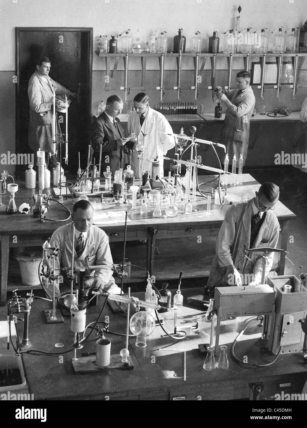 Laboratory in Germany, 1938 Stock Photo - Alamy