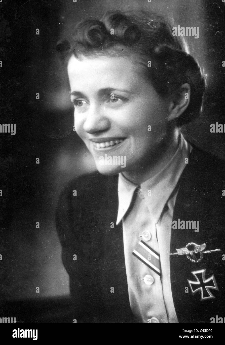 Hanna reitsch iron cross Black and White Stock Photos & Images - Alamy