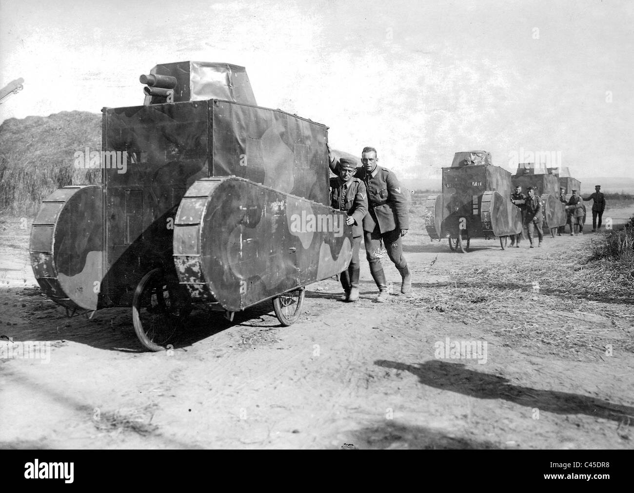 Dummy tanks of the army, 1828 Stock Photo - Alamy