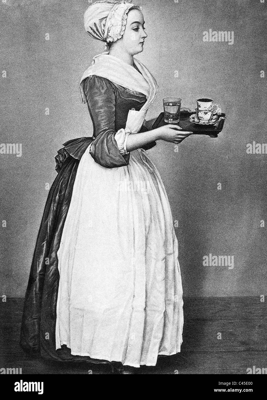 Historical service personnel Stock Photo - Alamy