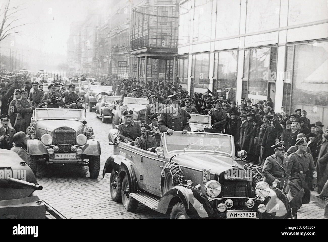 Hitler in Brno, Czechoslovakia Stock Photo - Alamy