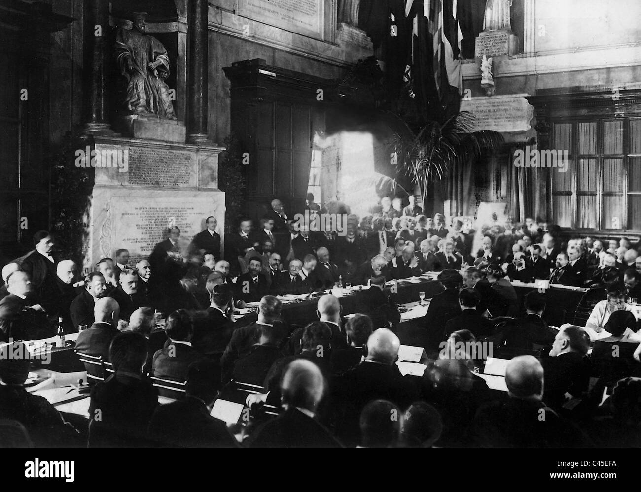 World Economic Conference of Genoa, 1922 Stock Photo - Alamy