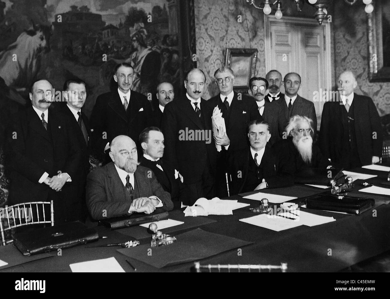 Meeting of the German-French Commission for economic cooperation, 1931 ...